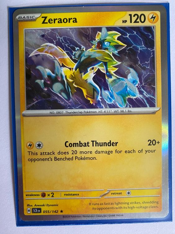 Zeraora Holo 055/142 Stellar Crown EN (Neu (gemäss Beschreibung)) in St. Gallen für CHF 0.5 ...