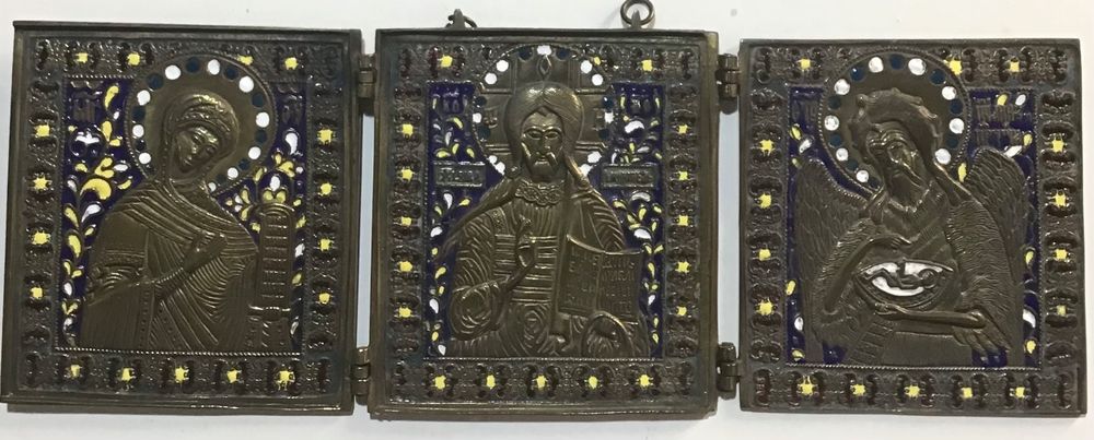 Antike Heilige Russische Email Ikone | Kaufen auf Ricardo