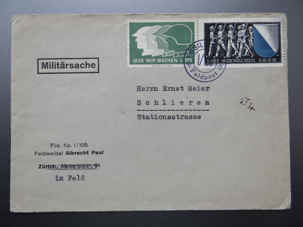 Interessanter Brief Militärsache ab CHF 1.-- (Gebraucht) in Kriens für CHF 1 – mit Lieferung auf ...