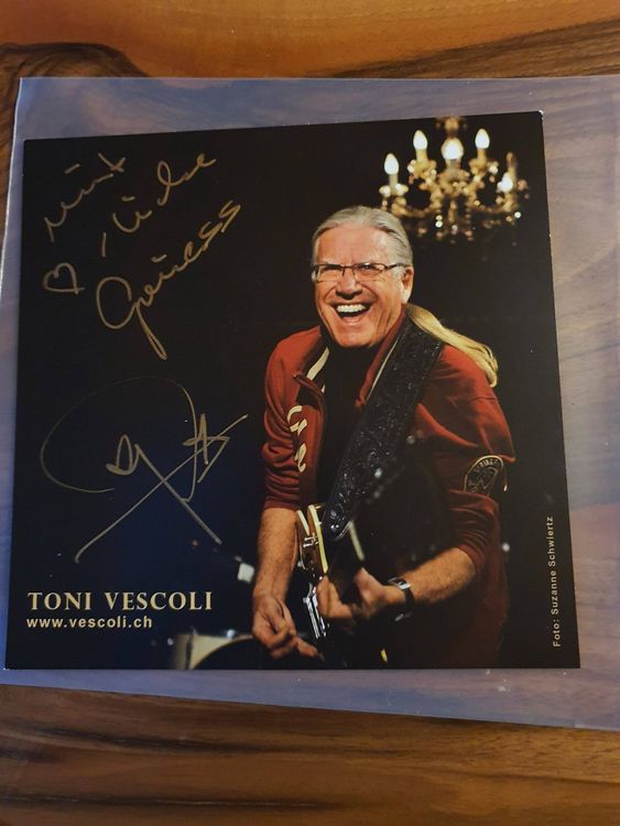 Toni Vescoli, handsigniert (Gebraucht) in Buchs ZH für CHF 11 – mit Lieferung auf Ricardo kaufen