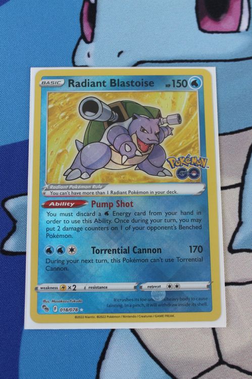 Radiant Blastoise Turtok (Gebraucht) in Altstätten SG für CHF 5.95 ...