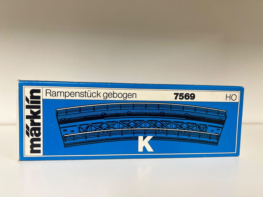 Märklin K Rampenstück gebogen 7569 Neu H0 (Neu und originalverpackt) in Geroldswil für CHF 4 ...