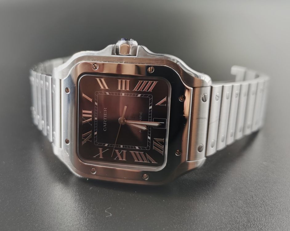 Cartier Santos Blue Dial Full Set | Kaufen auf Ricardo