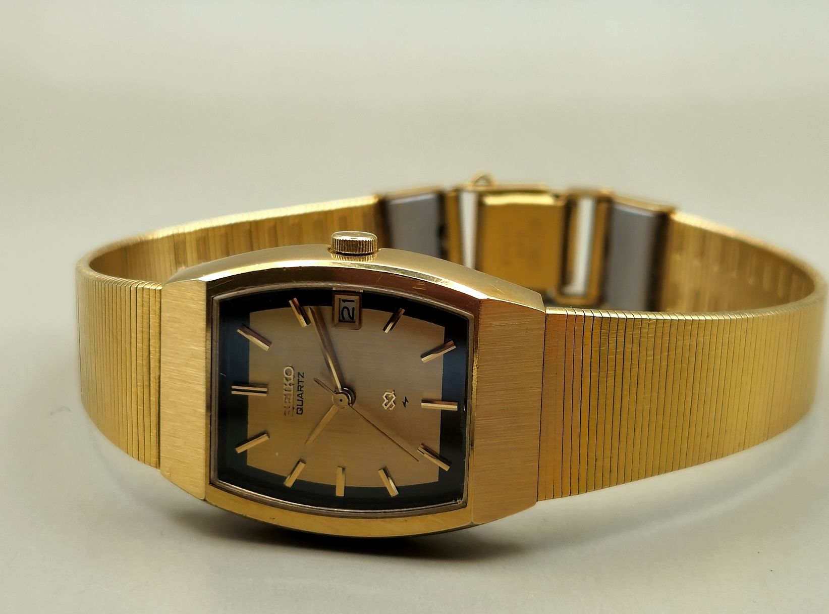 Seltene SEIKO- Tank Style- Vintage – Goldfarben – Ab 1 CH (Gebraucht ...