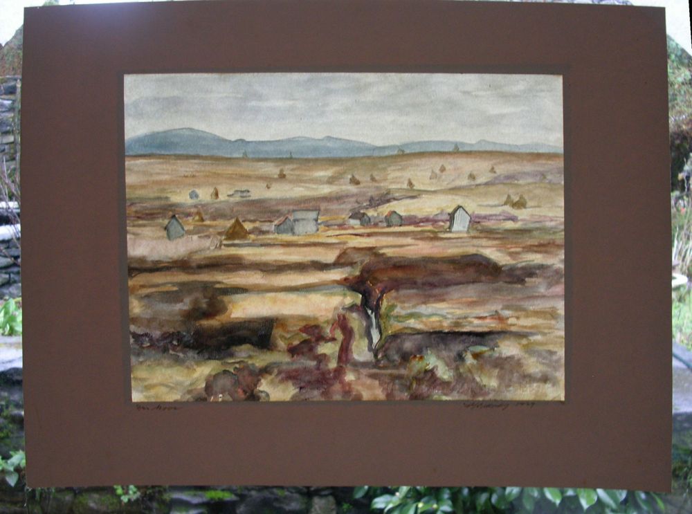 J. R. Schellenberg 'Das Moor' Aquarell transparent 1939 sig. (Gebraucht ...