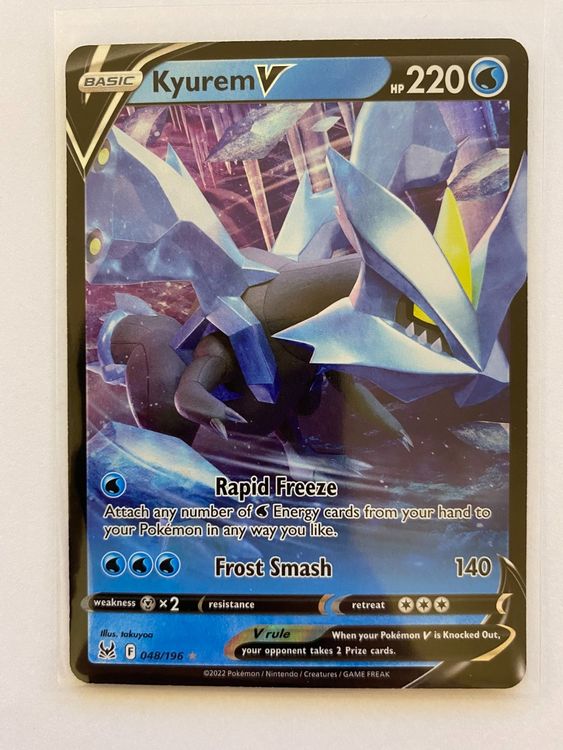 Pokemon Kyurem V 048/196 Lost Origin EN (Neu (gemäss Beschreibung)) in ...