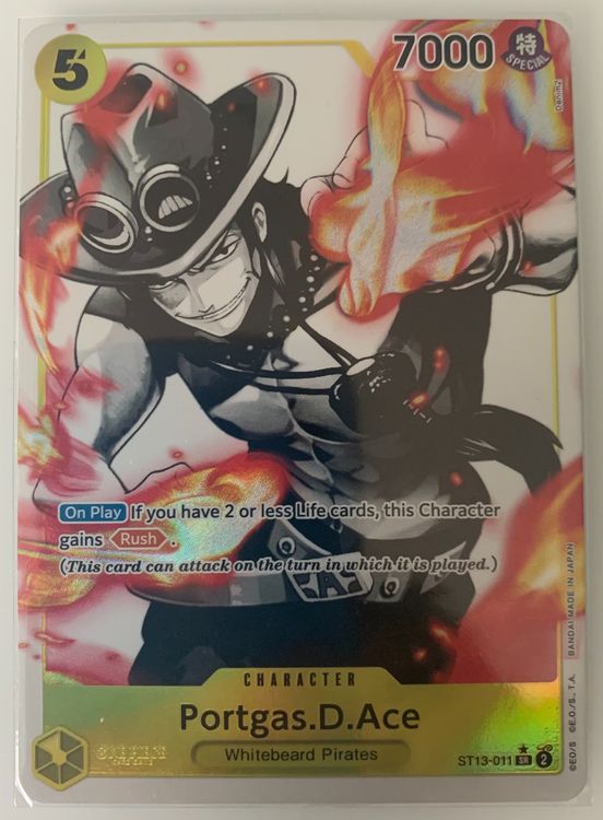 One Piece TCG ST13-011 SR Portgas D. Ace Alt Art EN (Neu (gemäss Beschreibung)) in Sissach für ...