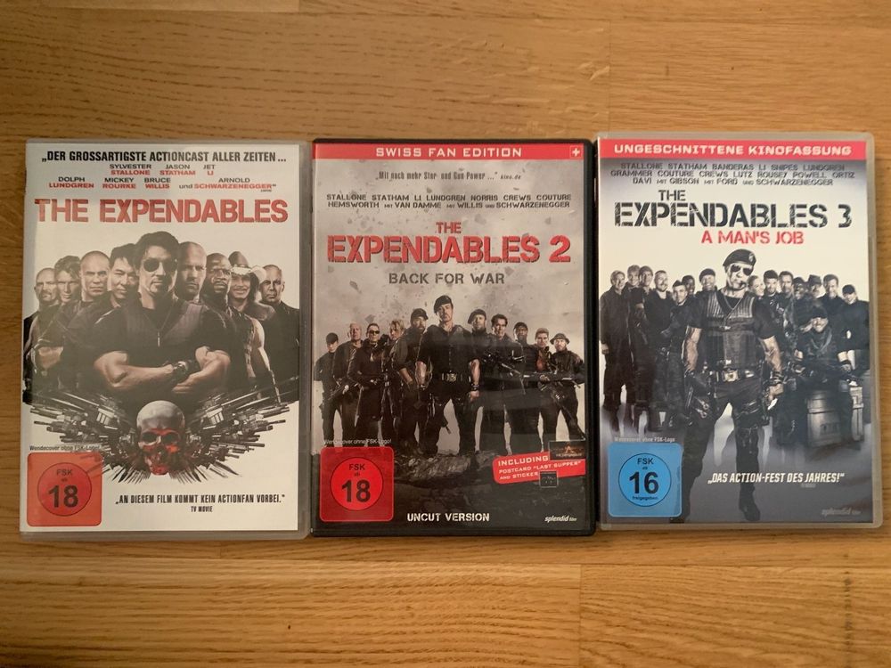 DVD The Expandables 1, 2 und 3 | Kaufen auf Ricardo