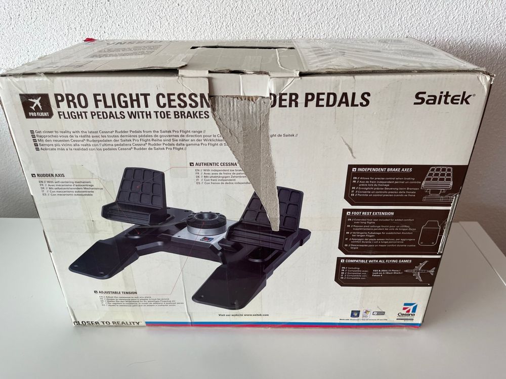 Saitek Pro Flight: Cessna Rudder Pedals (Gebraucht) in für CHF 48 – mit ...