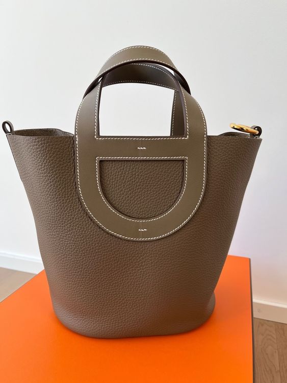 Sac Hermès "In-the-loop" 23 Etoupe et bijouterie dorée | Kaufen auf Ricardo