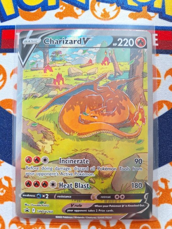 Charizard V Promo SWSH 260 Ultra Premium Collection Englisch | Kaufen ...