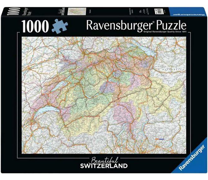 Ravensburger 1000 Teile Puzzle Schweizerkarte (Neu und originalverpackt) in Oensingen für CHF 17 ...
