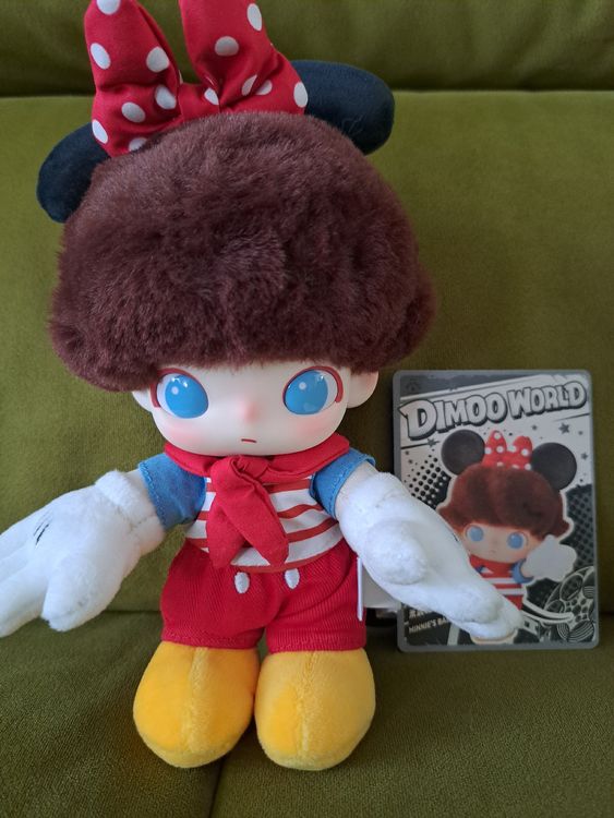 Pop Mart Disney Dimoo World Minnie Mouse Anhänger Original (Neu (gemäss ...