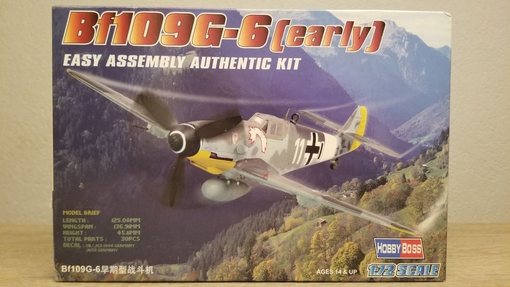 HobbyBoss 80225 Bf 109G-6 (early) - CH-Decals (Neu und originalverpackt ...
