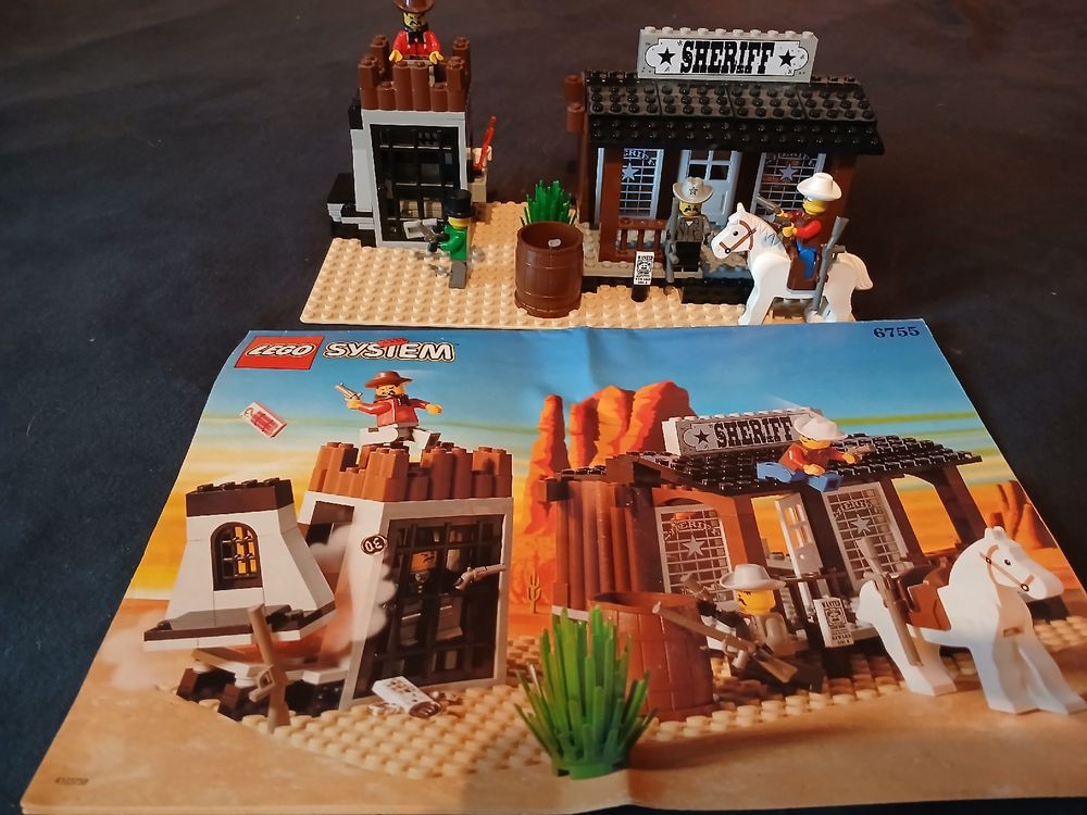 Lego Set 6755 Sheriff's Lock-Up mit Anleitung (Gebraucht) in baar für ...