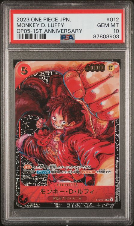Monkey D. Luffy - Alternate Art - #ST01-012 PSA 10 JPN (Gebraucht) in ...