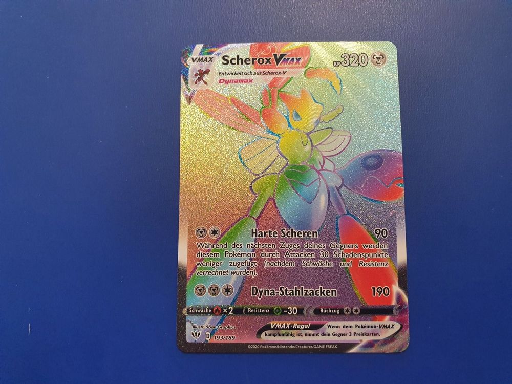 Pokemon Scherox VMAX 193/189 Rare | Kaufen auf Ricardo