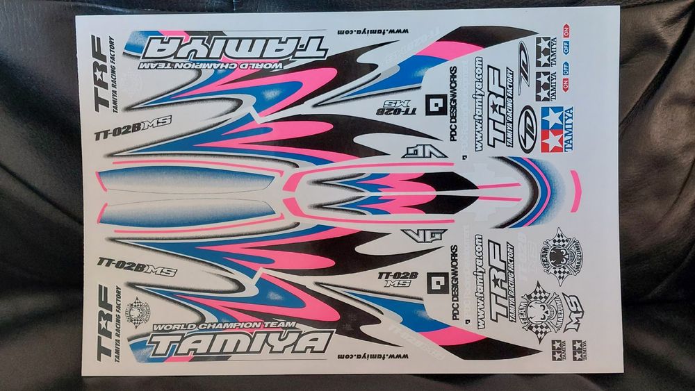 TAMIYA Dual Ridge Body + TT02B MS Stickers (MCI) (Neu (gemäss ...