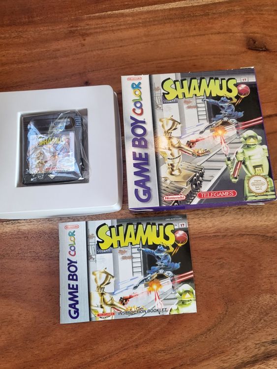 NINTENDO GAME BOY COLOR SPIEL SHAMUS 60 STÜCK (Neu und originalverpackt ...