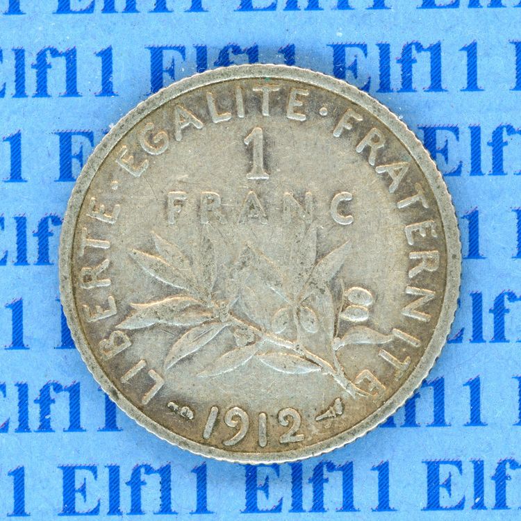 FRF___1.00 1912 ss 1 Franc (Gebraucht) in Widnau für CHF 5 – mit ...