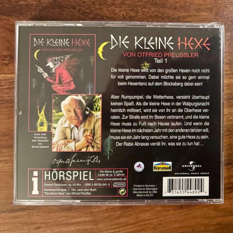 CD Die kleine Hexe - Teil 1 / wie neu (Neu (gemäss Beschreibung)) in Kreuzlingen für CHF 4.9 ...
