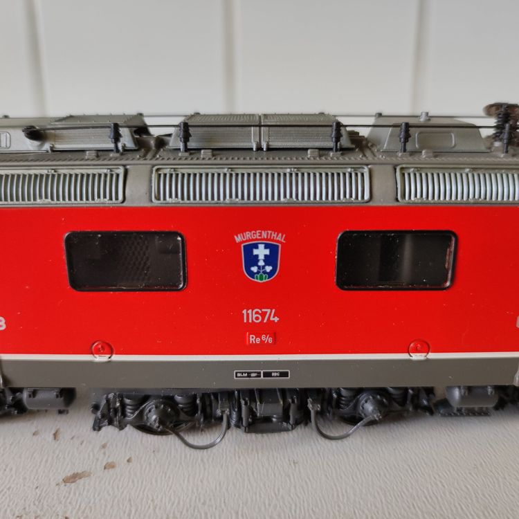 E-Lok SBB Re 6/6, Lok-Nr.11674, "Murgenthal", GS = (Gebraucht) in ...