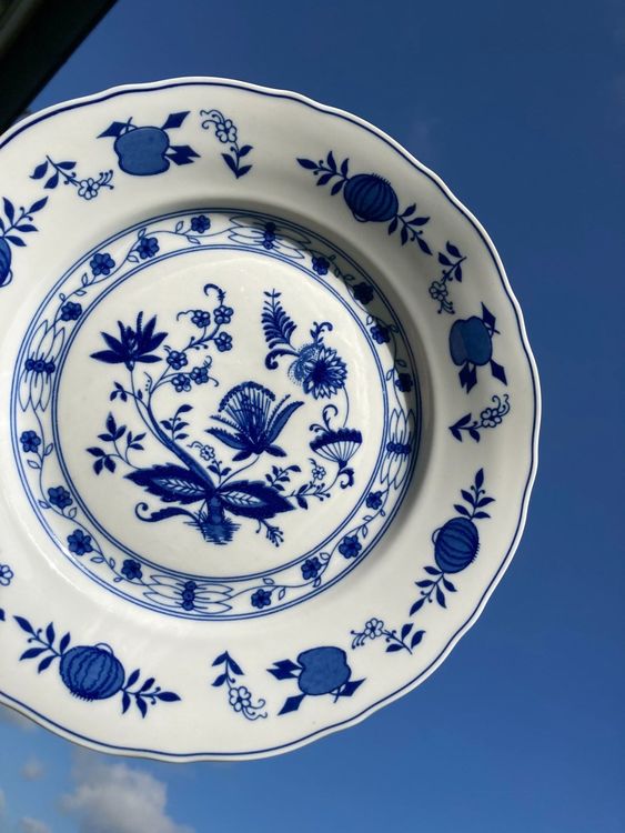 WELLCO Design Krefeld Teller mit Original Zwiebelmuster | Kaufen auf ...