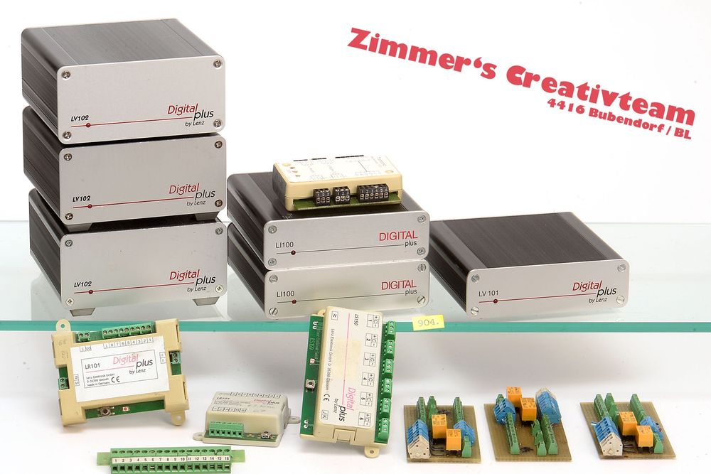 diverse LENZ Elektronikteile, LV 101 / 102 gem. Foto (Gebraucht) in ...