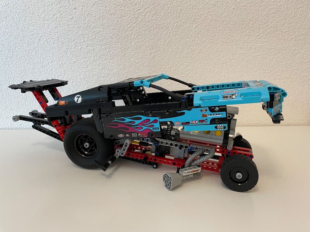 LEGO® Technic 42050 Drag Racer ++ ÜBER 600 TEILE ++ | Kaufen auf Ricardo