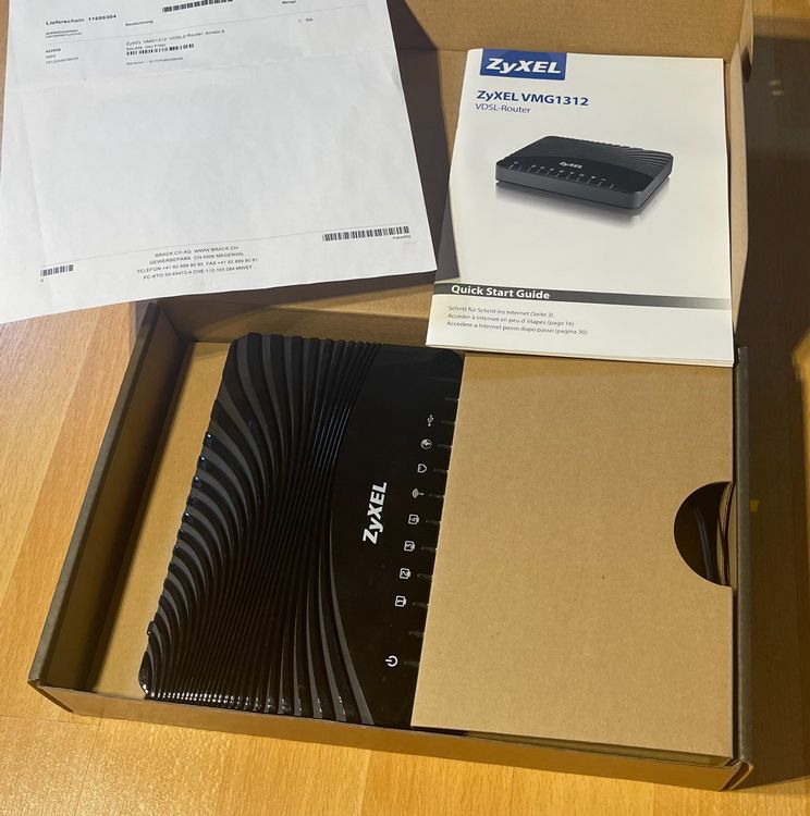 ZyXEL VMG1312-B10A VDSL Modem (aktuell im Bridge Mode) (Gebraucht) in Rheinfelden für CHF 5 ...