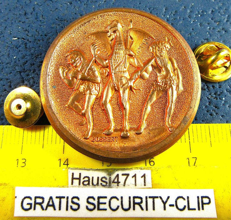 BASEL PIN VOGEL GRYFF WILDER-MANN LÖWE LEU EINZELSTÜCK 4cm (Gebraucht ...