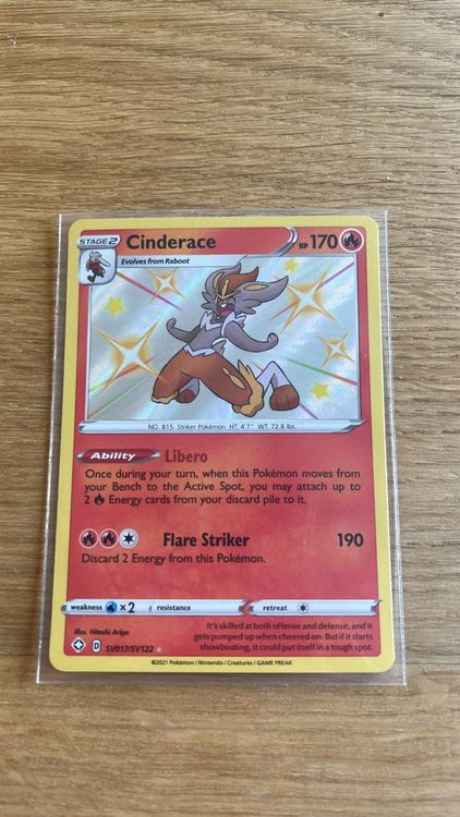 Pokemon Shiny Cinderace | Kaufen auf Ricardo