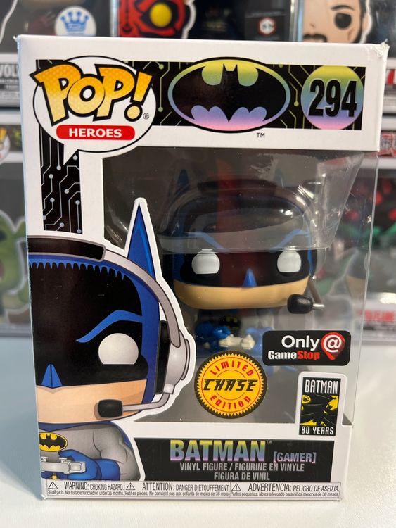 Funko POP! DC Comics Batman Gamer Edition Limitée Chase (Neu und ...