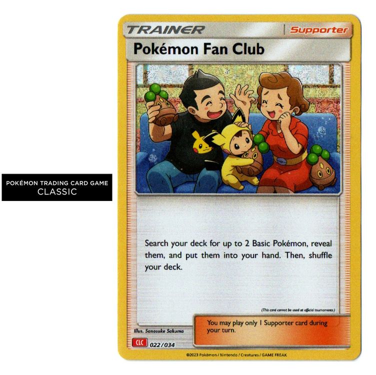 TCG Classic Collection Pokemon Fan Club 022/034 EN | Kaufen auf Ricardo