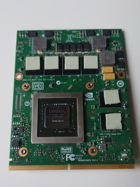 NVIDIA GeForce GTX 770M - Mobile Graficcard - 3GB GDDR5 (Gebraucht) in ...