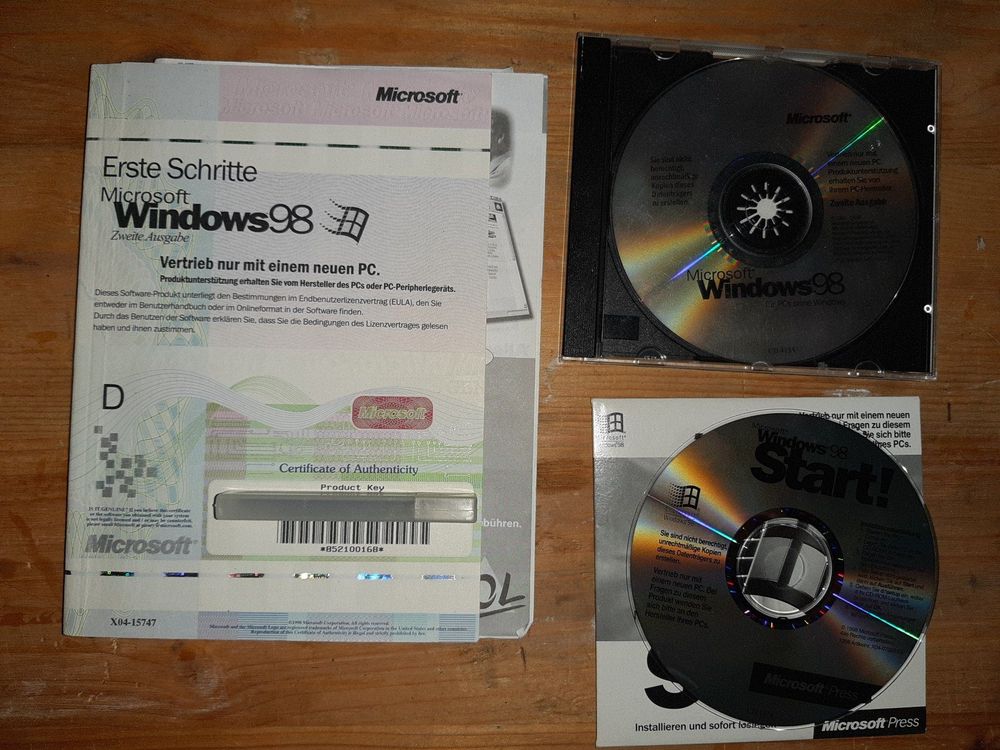 Windows 98 Software (Gebraucht) in Moosleerau für CHF 11 – mit ...