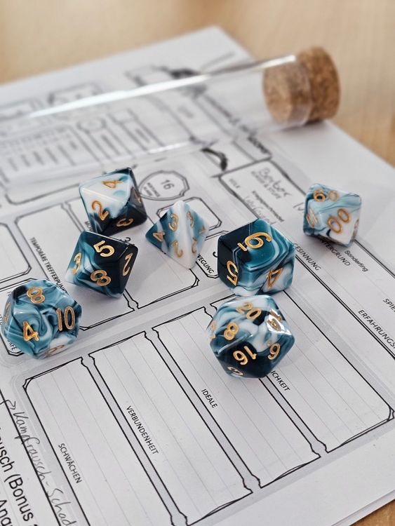 Würfelset - DnD Dungeons & Dragons Dice Set - Blue Ocean | Acheter sur ...