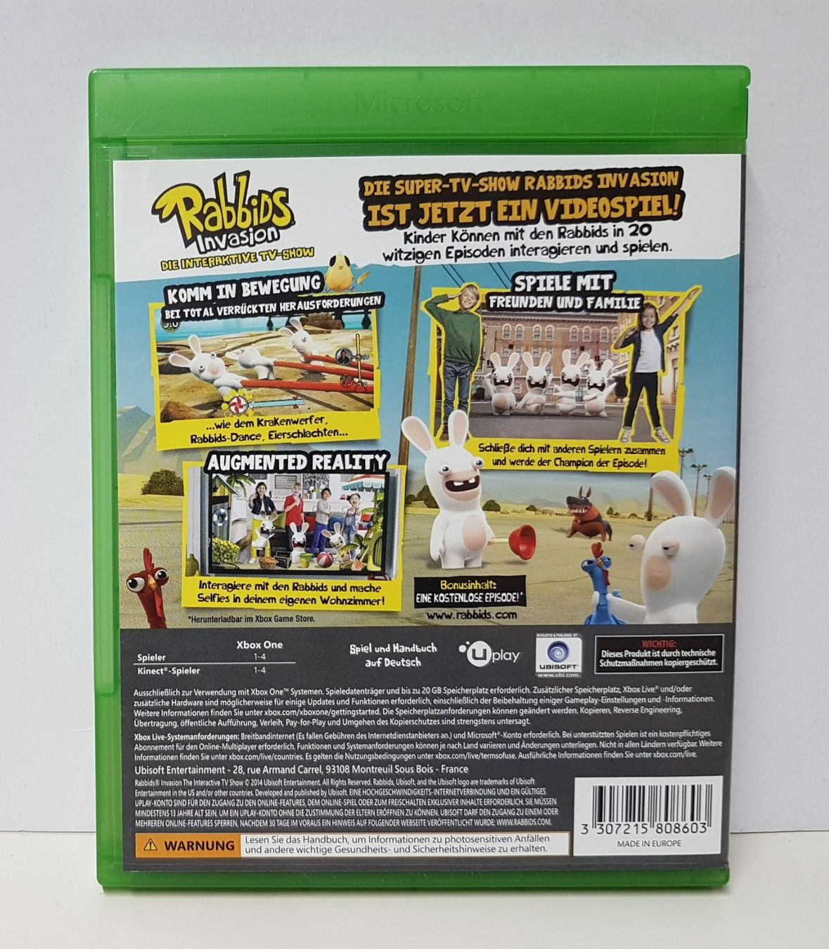 Rabbids Invasion die Interaktive TV-Show Kinect Xb One (Gebraucht) in ...
