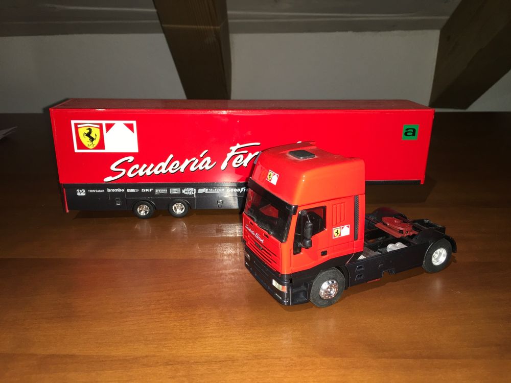 Scuderia Ferrari Renntransporter Iveco Truck 1/43 RAR - LKW (Gebraucht ...