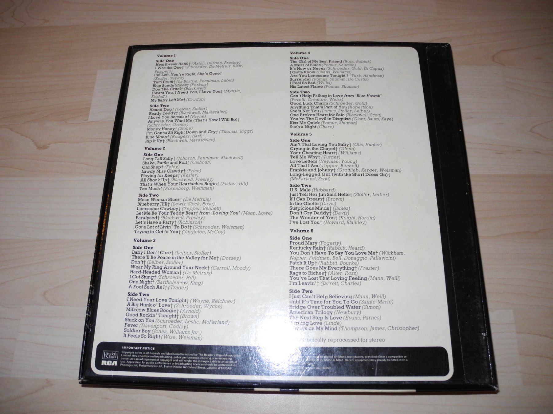 Elvis Presley - Greatest Hits 6 LP Collection (Gebraucht) in Madiswil ...