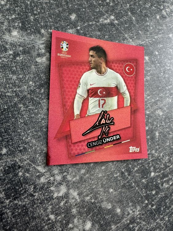 Euro 2024 Topps sticker SP TUR Under Signed | Kaufen auf Ricardo