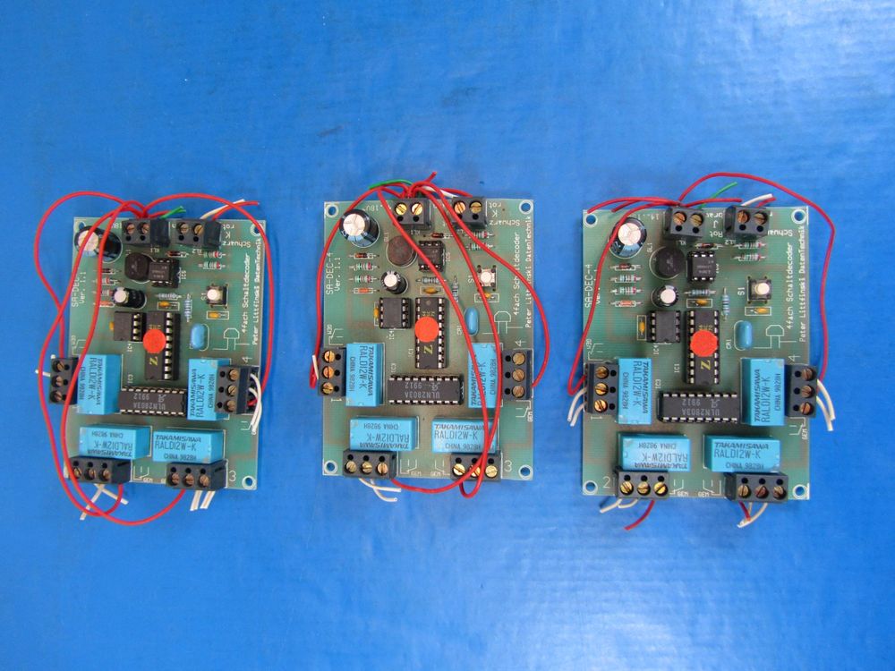 Schaltdecoder 4-fach für Elektromagnetische Antriebe 3 Stk. (Gebraucht) in St.Margarethen TG für ...