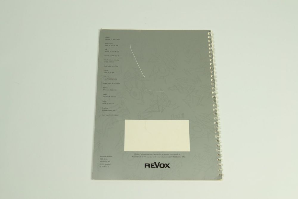 Bedienungsanleitung Revox H-Line (Gebraucht) in Winkel für CHF 15 – mit ...