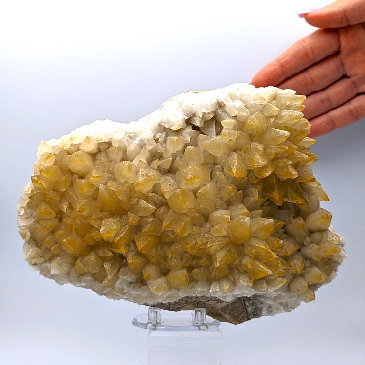 Grosse (18cm) CALCIT GELB IRISIEREND, elegante (Neu (gemäss Beschreibung)) in Balerna für CHF ...