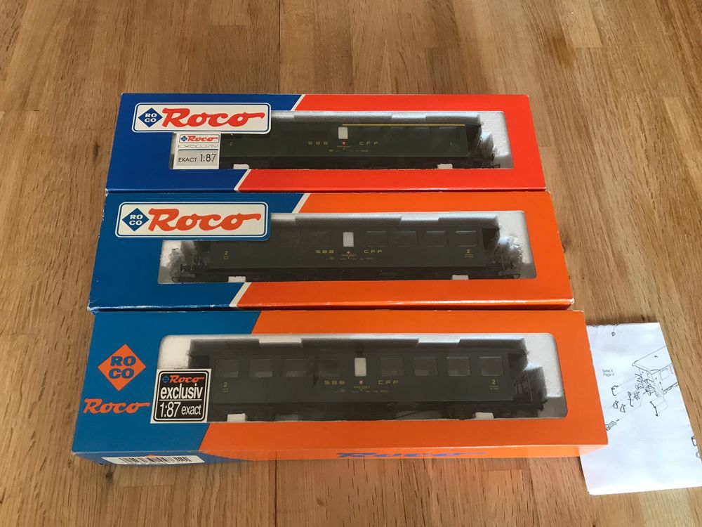 3 Roco Seetalwagen Exact 1:87 | Kaufen auf Ricardo