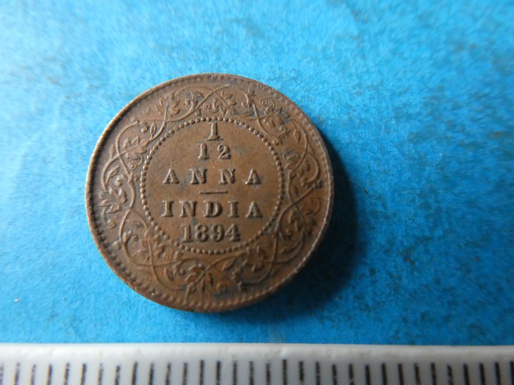 Britisch Indien 1894, 1/12 Anna (Gebraucht) in Hinterforst für CHF 2 – mit Lieferung auf Ricardo ...