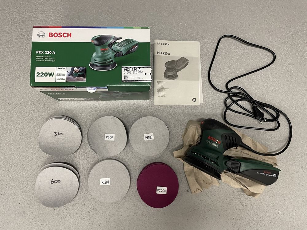 Bosch Pex 220 A Exzenterschleifer | Kaufen auf Ricardo