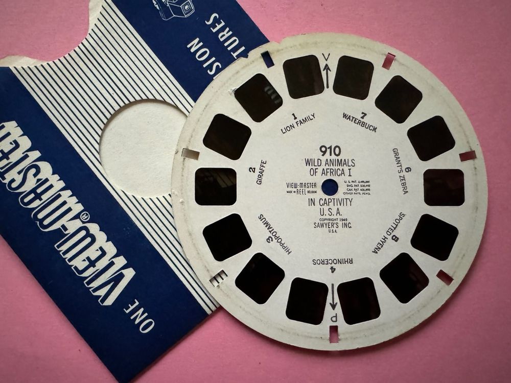 View-Master 3D: Nr. 910 WILD ANIMALS OF AFRICA IN CAPTIVITY (Gebraucht ...