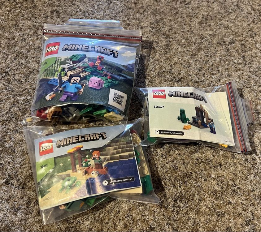 LEGO Minecraft Polybag Set: Günstig zu ersteigern! (Gebraucht) in ...