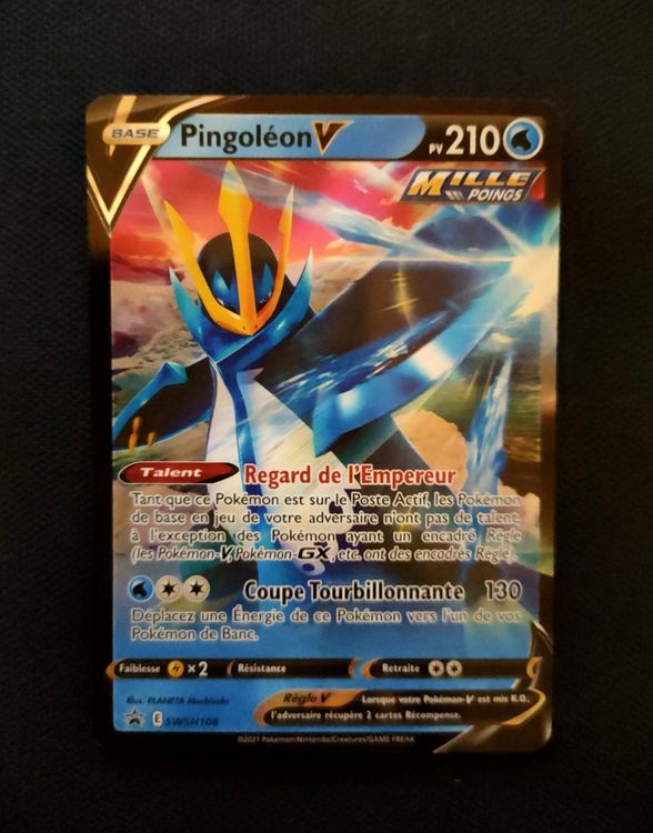 Carte Pokemon Pingoleon V Swsh 108 Promo Français Fr (Gebraucht) in ...